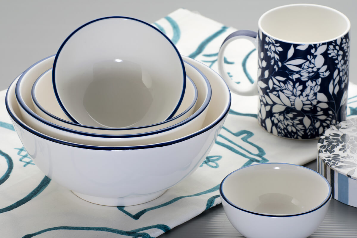 เซรามิค New Bone China สีขาววนขอบน้ำเงิน Archives - Page 2 of 2 ...